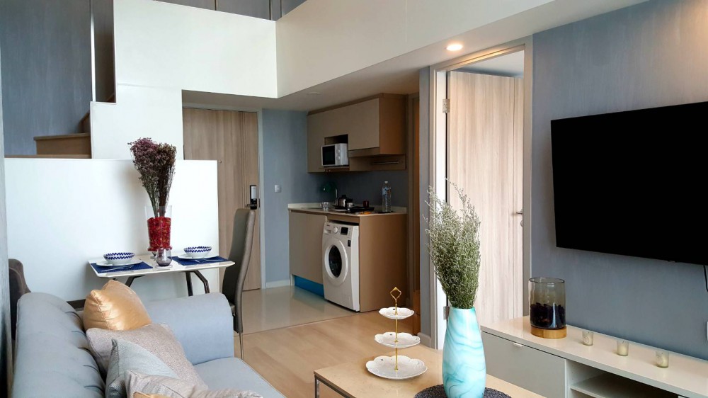 Scancondo | ให้เช่า ไนท์บริดจ์ ไพร์ม สาทร ห้อง Duplex เฟอร์นิเจอร์ครบ อย่ารอช้า